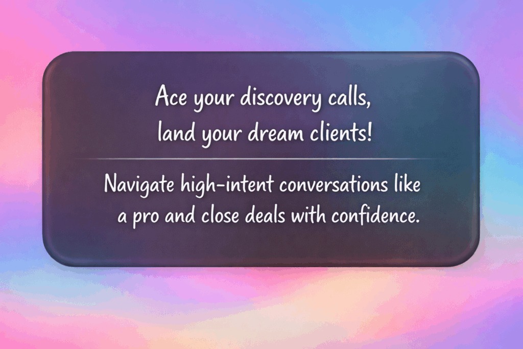 Client Discovery Strategies For High-Intent Clients